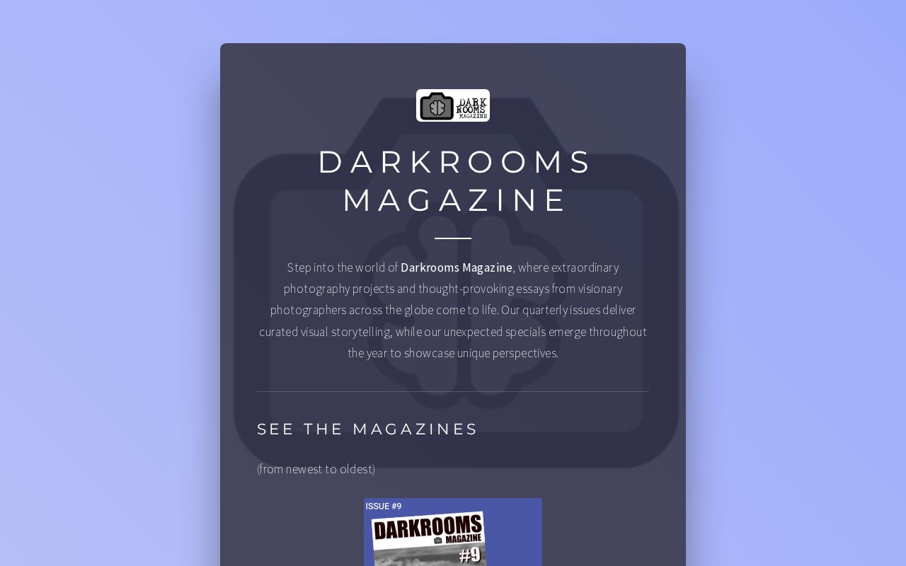 Darkrooms Magazine